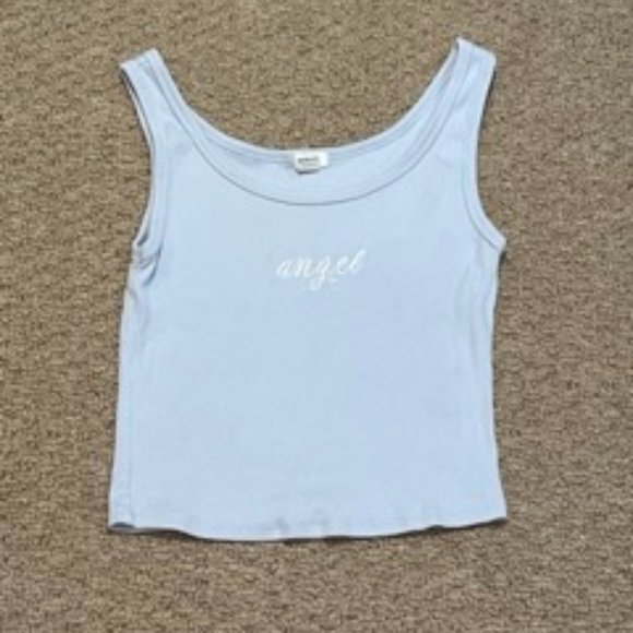 Garage | Tops | Garage Blue Angel Tank Top Worn Once | Poshmark